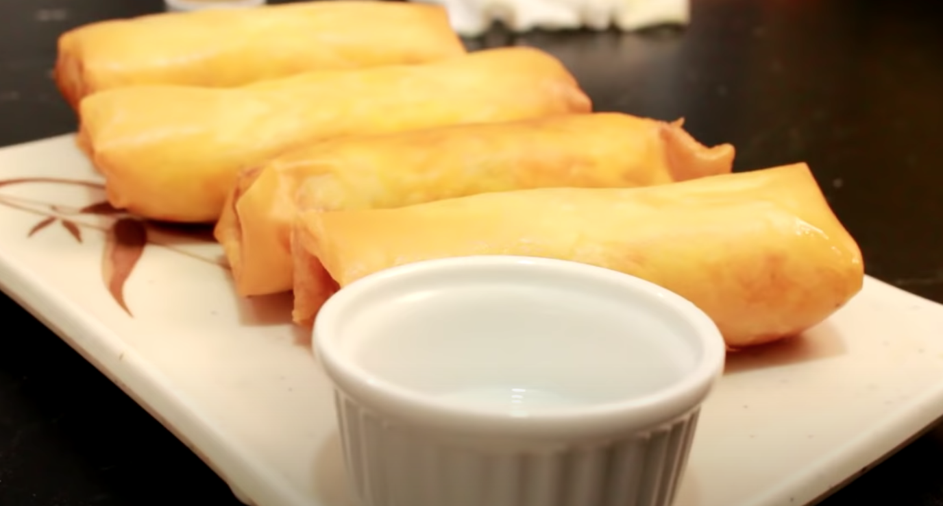Receita de rolinho primavera de legumes